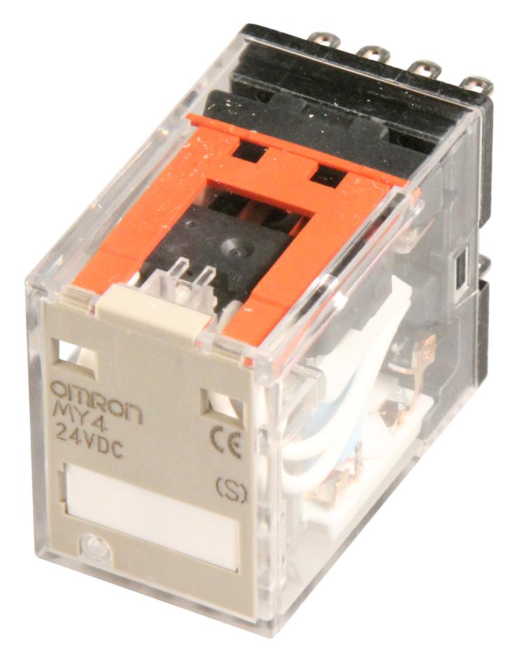MY4 DC24 - Omron Industrial Automation - Power Relay, Miniature, 4PDT