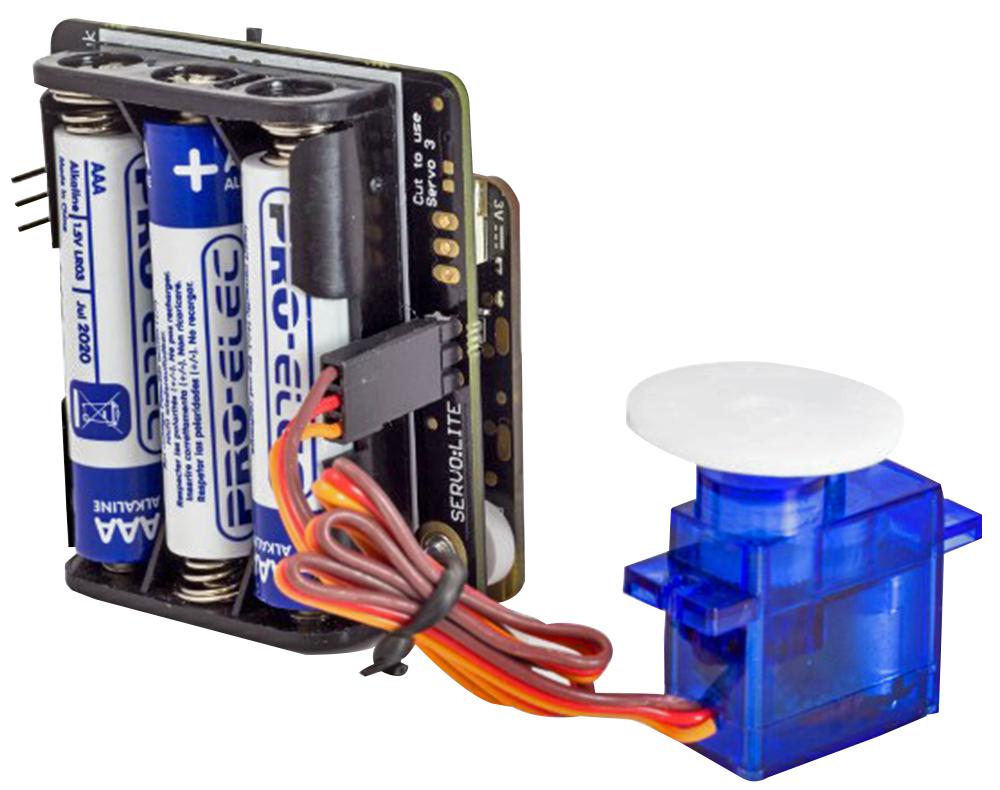 5623 - Kitronik - Development Board, Servo:Lite Board for micro:bit, 3 ...