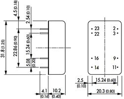 THD 10-2411 - Traco Power - Isolated Through Hole DC/DC Converter, ITE, 2:1